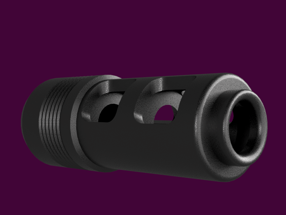 Free 3D file AK muzzle break・3D print model to download・Cults