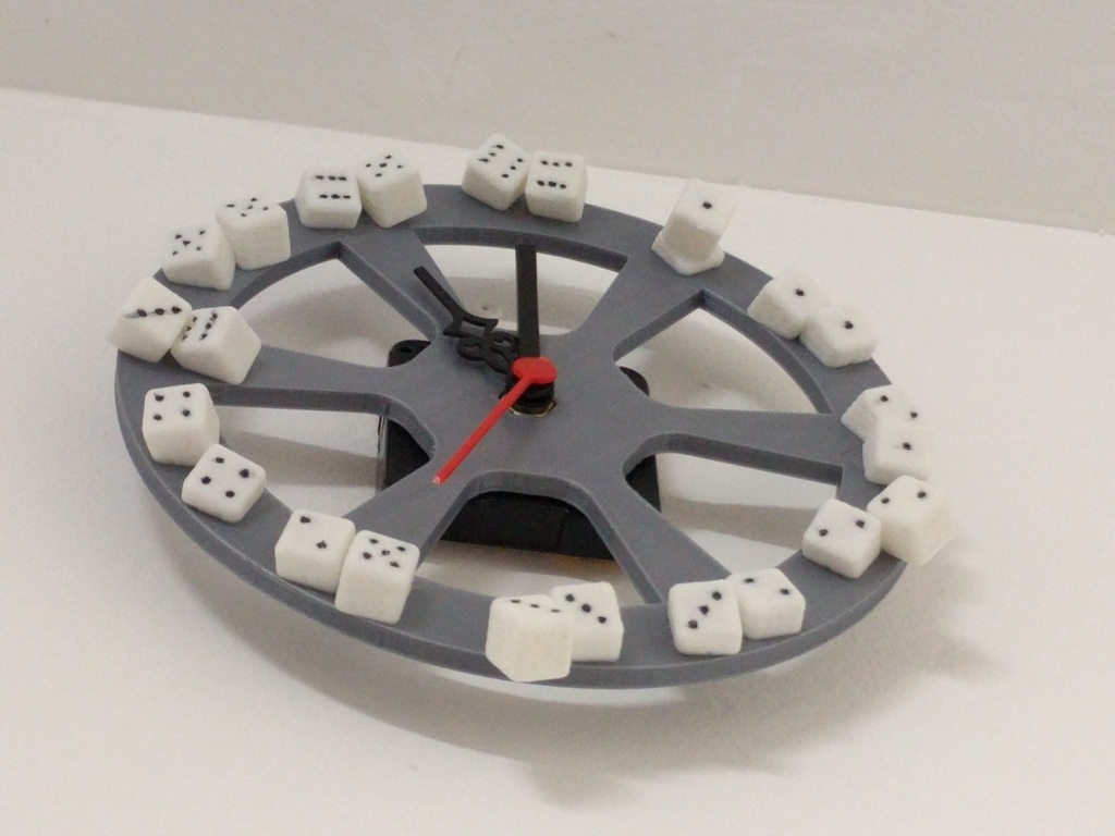 Free 3D file Dice Clock・3D printer design to download・Cults