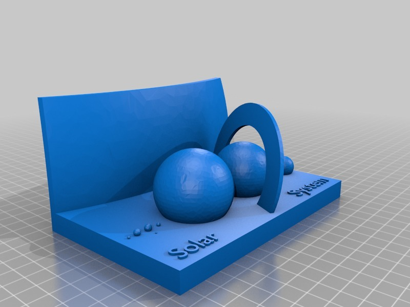 Free 3D file Solar System (3dmaan re-scale)・3D printable design to ...