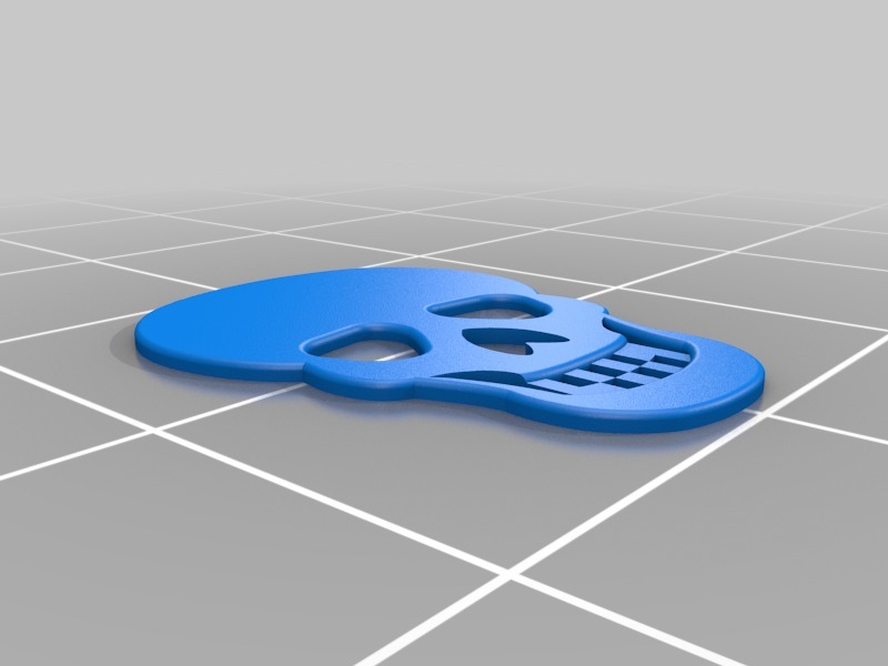 Free 3D file Skull Token・3D printer design to download・Cults