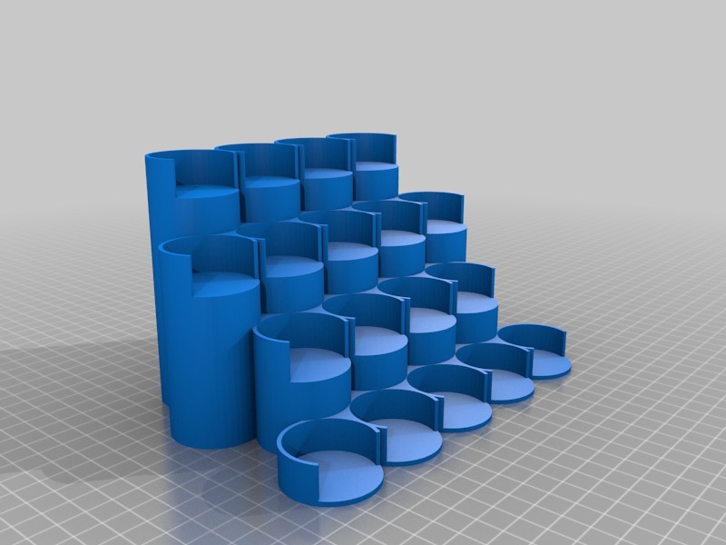 Free 3D file 33mm paint rack optimized (Citadel and Createx Paint rack ...