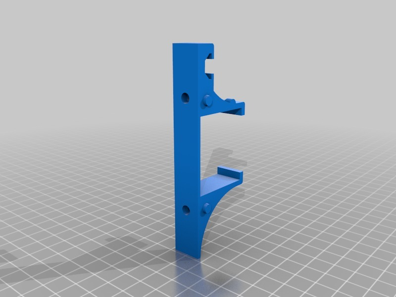 Free 3D file Power Strip Wall Mount with Tray and Mounting Rail for ...