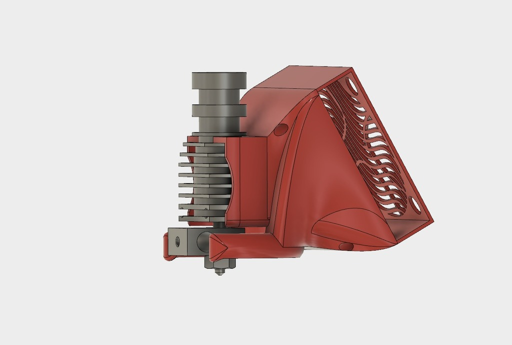 Free 3D file Prometheus v2 hot end 50mm Fan Shroud with Print Cooling 🥵 ...