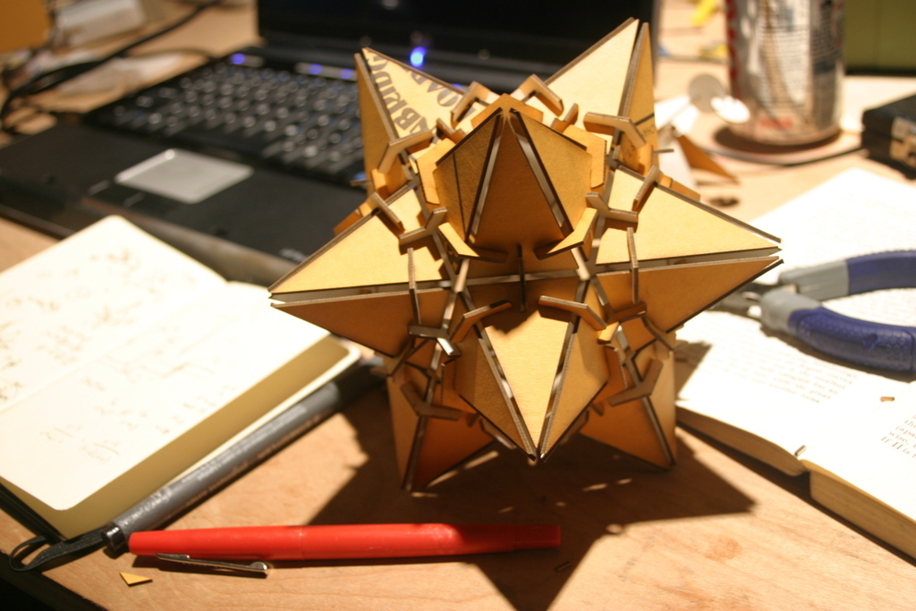 Free DXF file 1st stellation of a dodecahedron 🥇・3D printing model to ...
