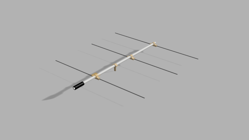 Free 3D file 2m Yagi Antenna・Template to download and 3D print・Cults