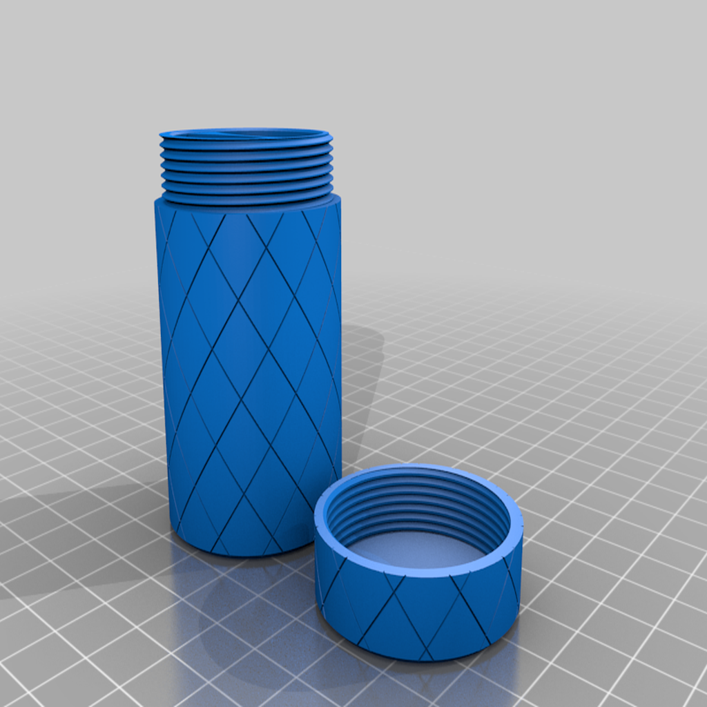 Free 3D file Two chambers medicine container・3D print model to download ...