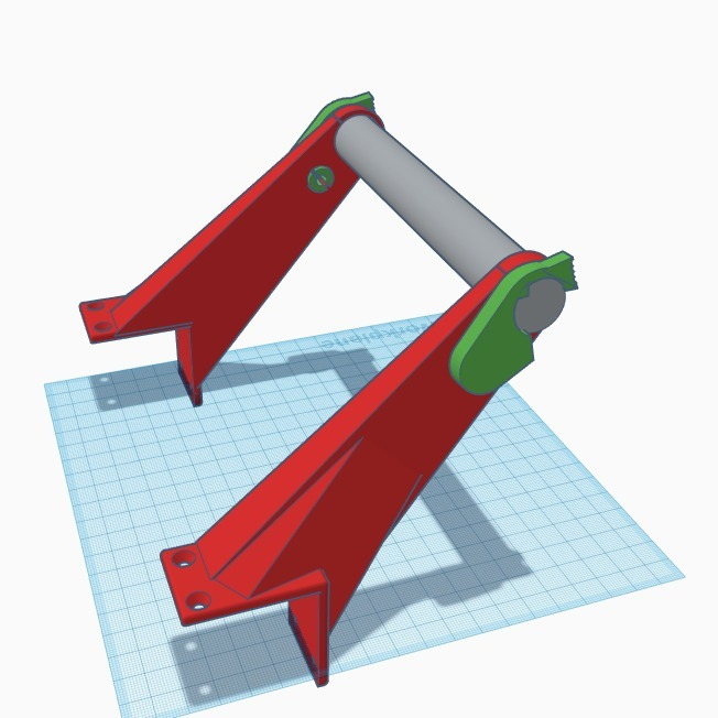 Free 3D file 45° Roll Holder・3D printable model to download・Cults