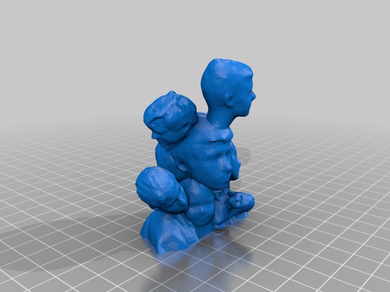 Free 3D file unholy amalgamation of human faces・3D print design to ...