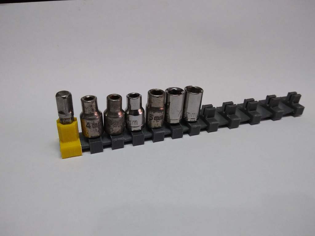 Free 3D file Socket and Bit Holder・3D printing model to download・Cults