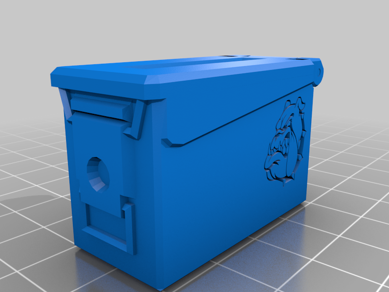 Free STL file USMC Ammo Box Key Chain 📦・3D printer model to download・Cults