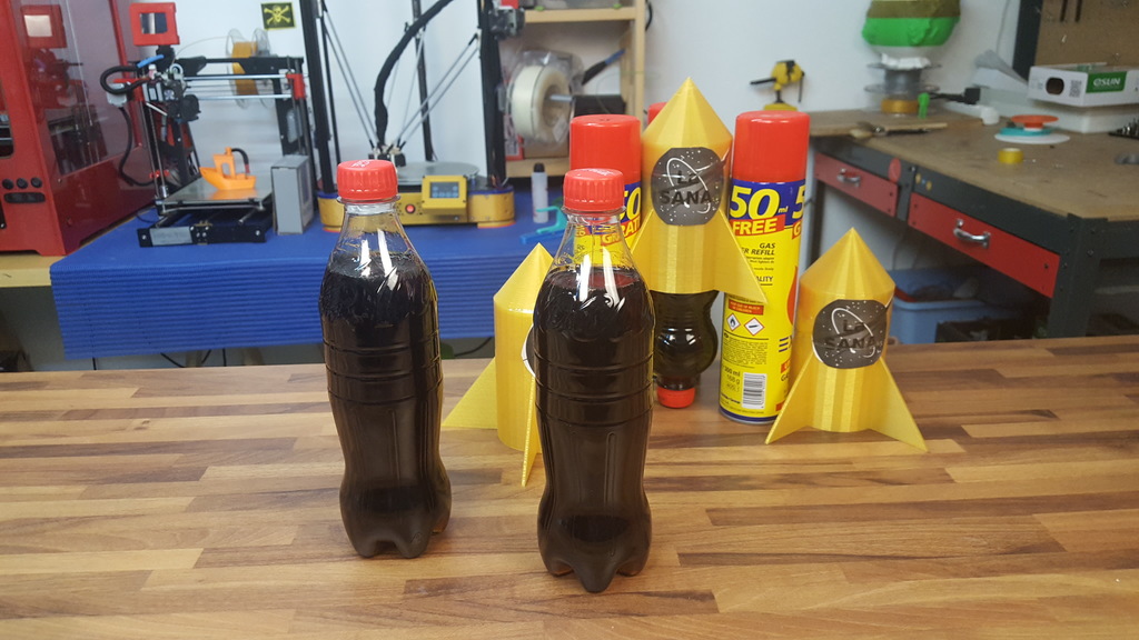 Free 3D file Rocket Cola・3D printer model to download・Cults