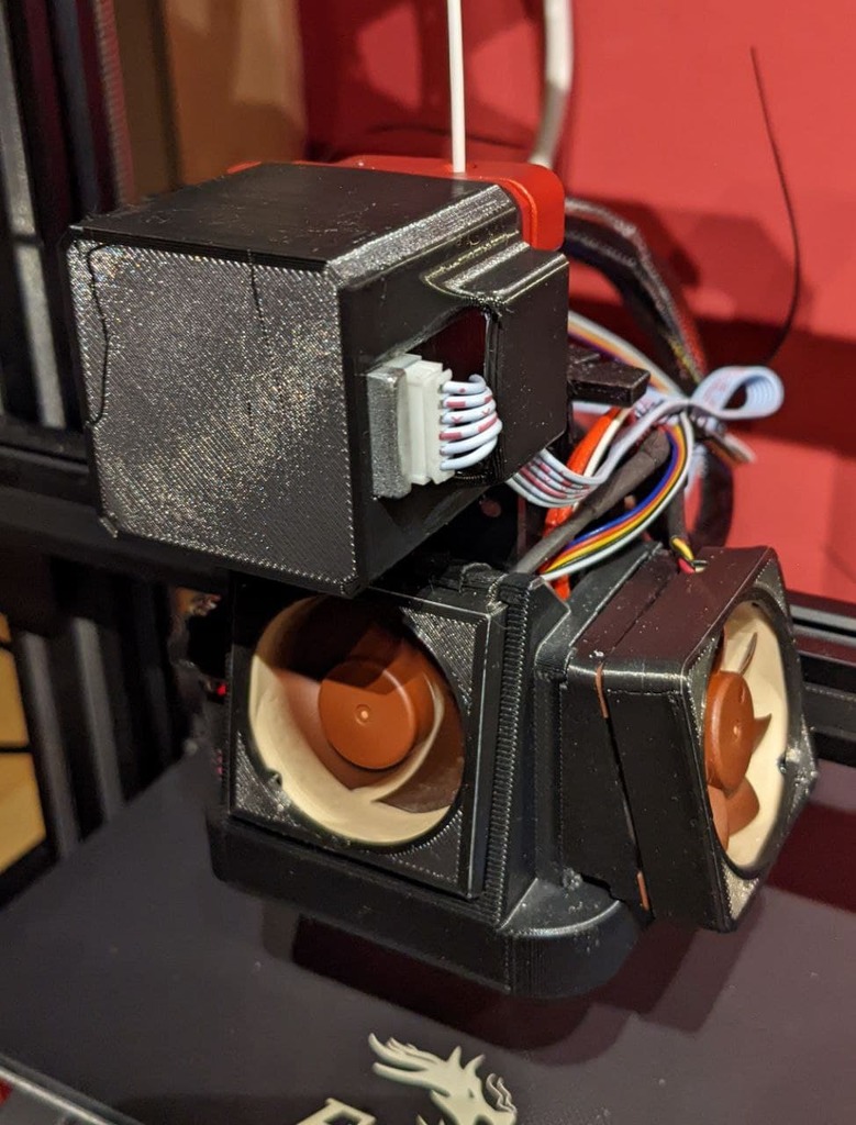 Free 3D file Extruder Cover with Cable Support for Direct Drive・3D ...