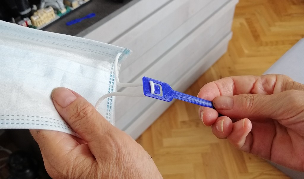 Free 3D file Ear saver for surgical mask easy to attach and detach 👂・3D ...