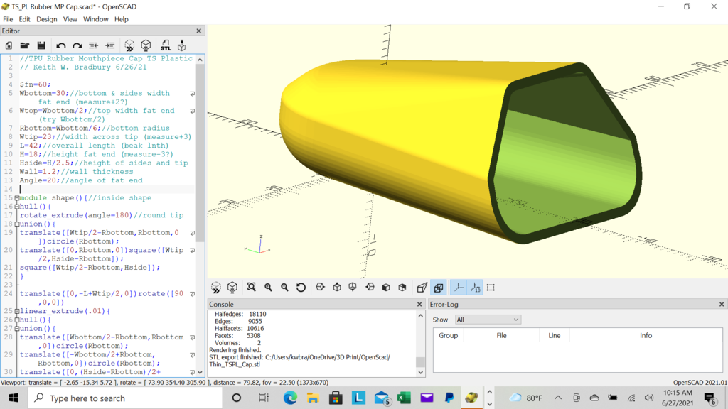 Archivo 3D gratis Tapa de boquilla flexible para instrumentos de viento・Diseño de impresora 3D ...