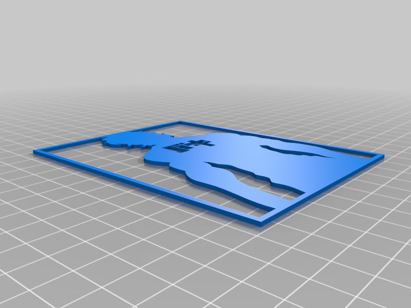 Free 3D file Baki Hanma 2D wall art・3D printable model to download・Cults