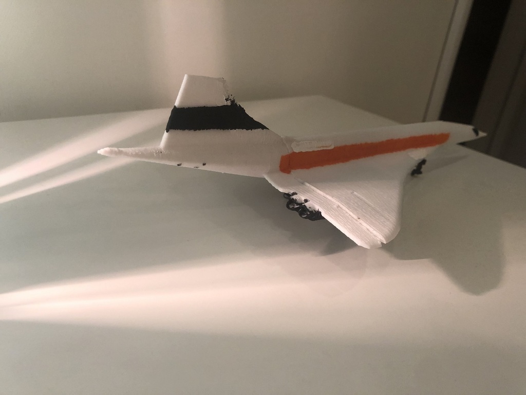 Free STL file Concorde with landing gear・Design to download and 3D ...