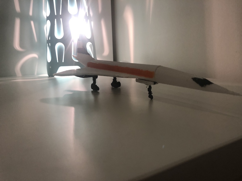 Free STL file Concorde with landing gear・Design to download and 3D ...
