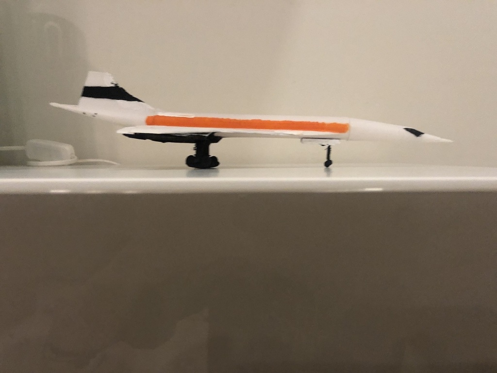 Free STL file Concorde with landing gear・Design to download and 3D ...