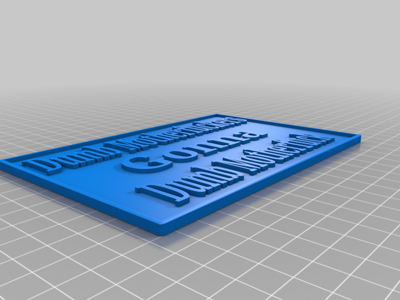 Free 3D file Dumb Mother Effers・3D print design to download・Cults