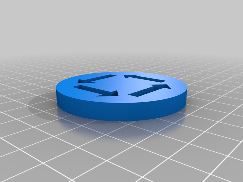 Free 3D file Directional Token・3D printable design to download・Cults