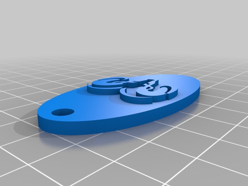 Free 3D file dodge keychain・3D printer model to download・Cults