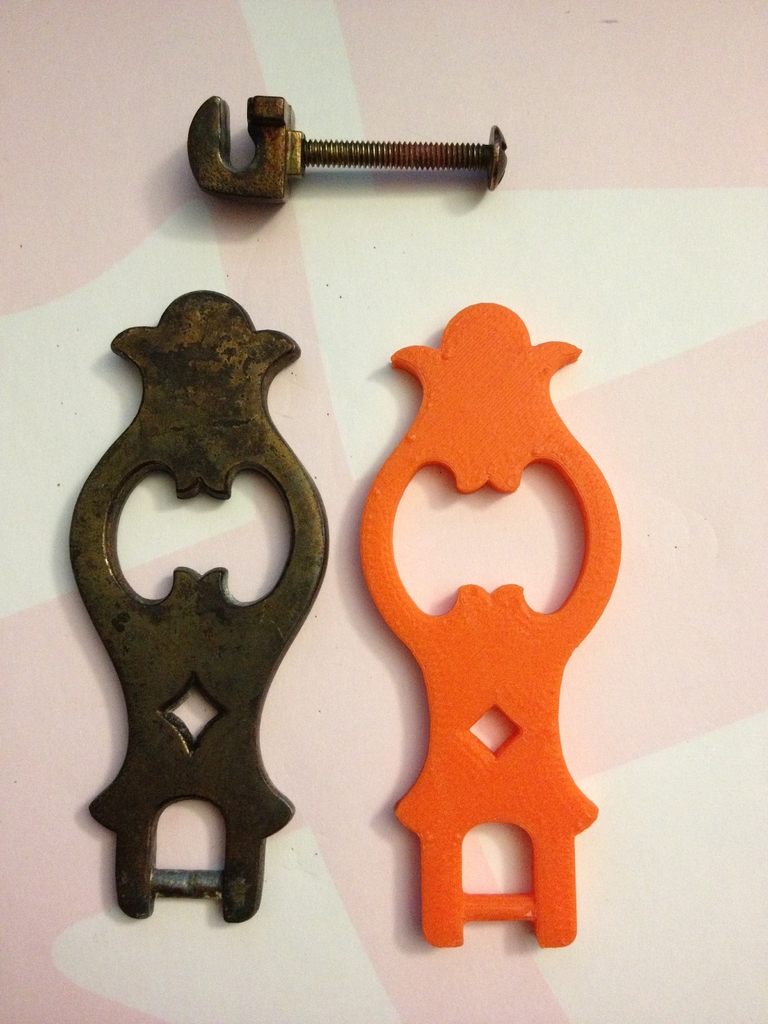 Free 3D file Antique Pull Handle・Object to download and to 3D print・Cults