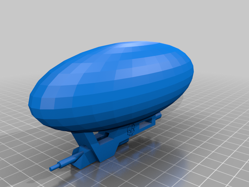 Free 3D file cannon zeppelin・3D print model to download・Cults