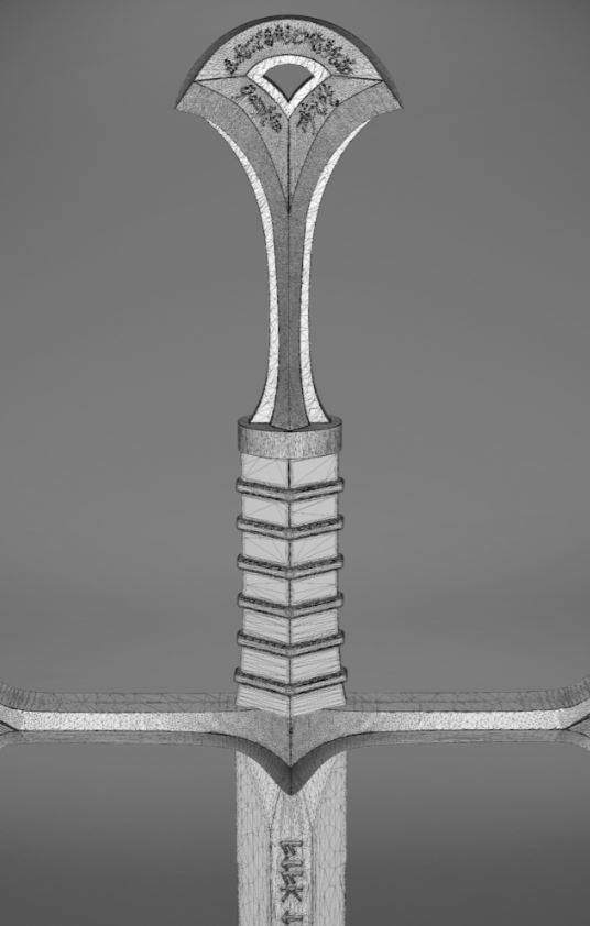 Free 3D file Narsil Sword (Aragorn's Sword) 🗡️・3D print design to ...