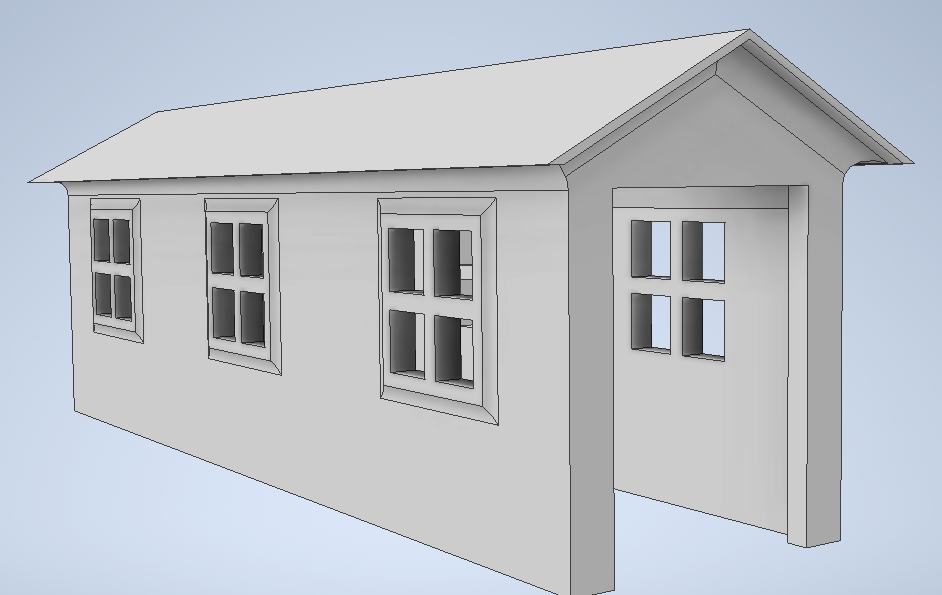Free 3D file N Scale Engine House (single open bottom)・3D printable ...