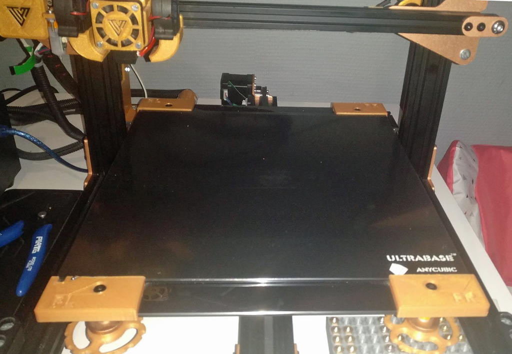 Free 3D file Ultrabase Mount With Cable Tevo Tornado・Template to ...