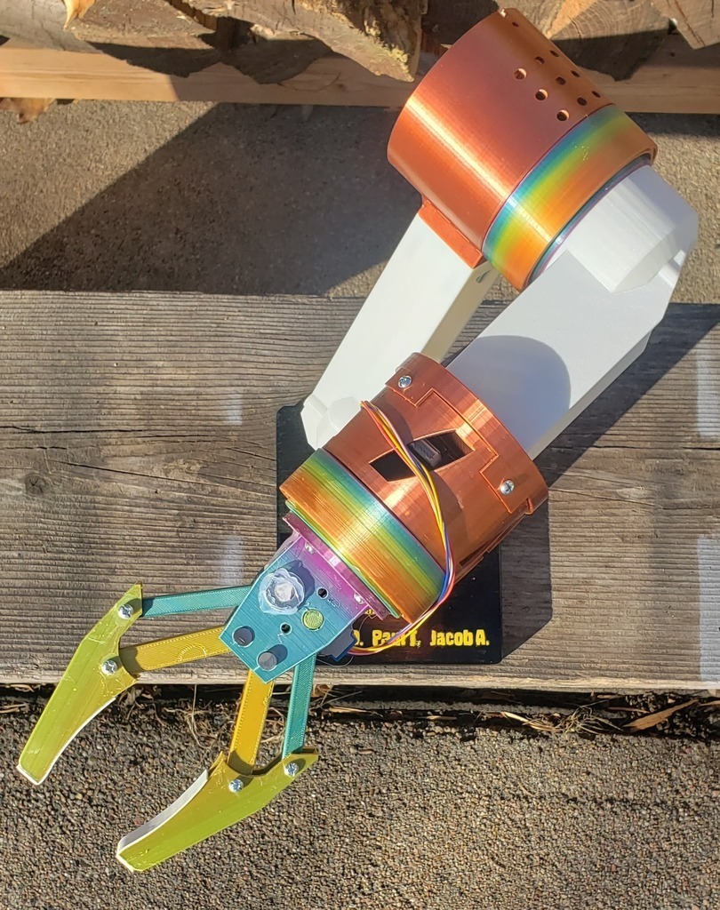 Free 3D file Nema 17 Robot Arm remix 🤖・Object to download and to 3D ...