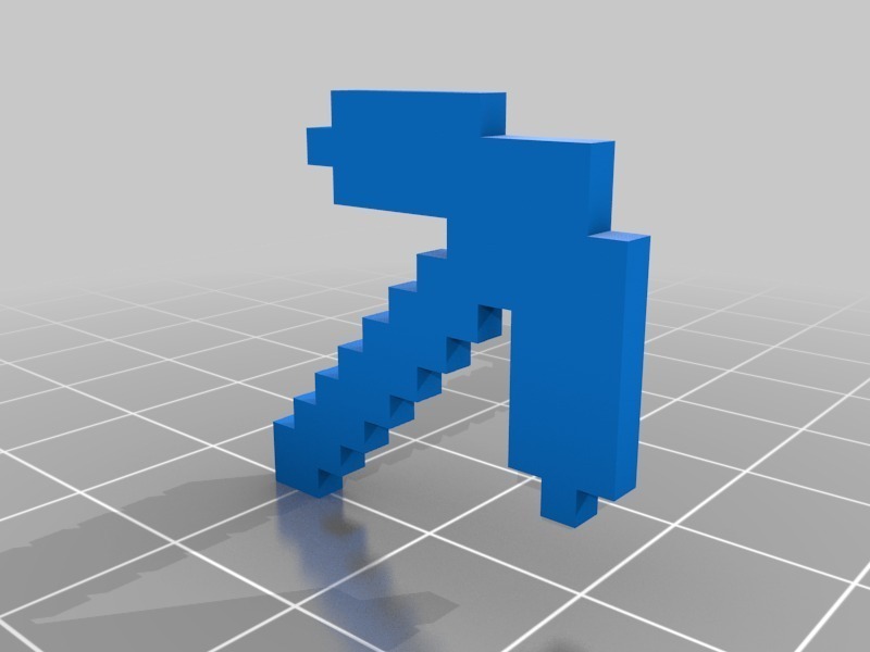 Free 3D file Minecraft pick ⛏️・3D print design to download・Cults