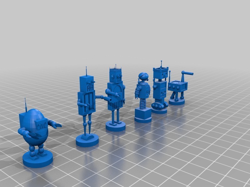 Free 3D file Robot/Bot Chess Wars #Chess ♟️・Template to download and 3D ...