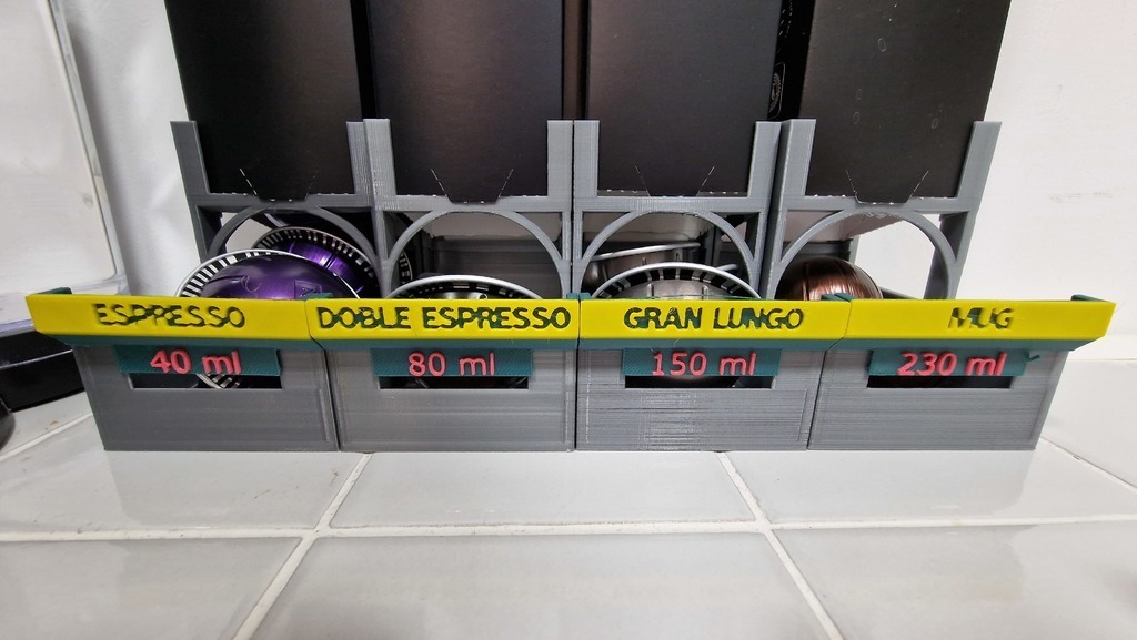 Free 3D file Nespresso Vertuo capsule dispenser 🔪・3D printable model to ...