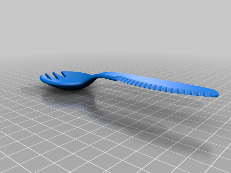 Free 3D file Combo Utensil・3D printer design to download・Cults