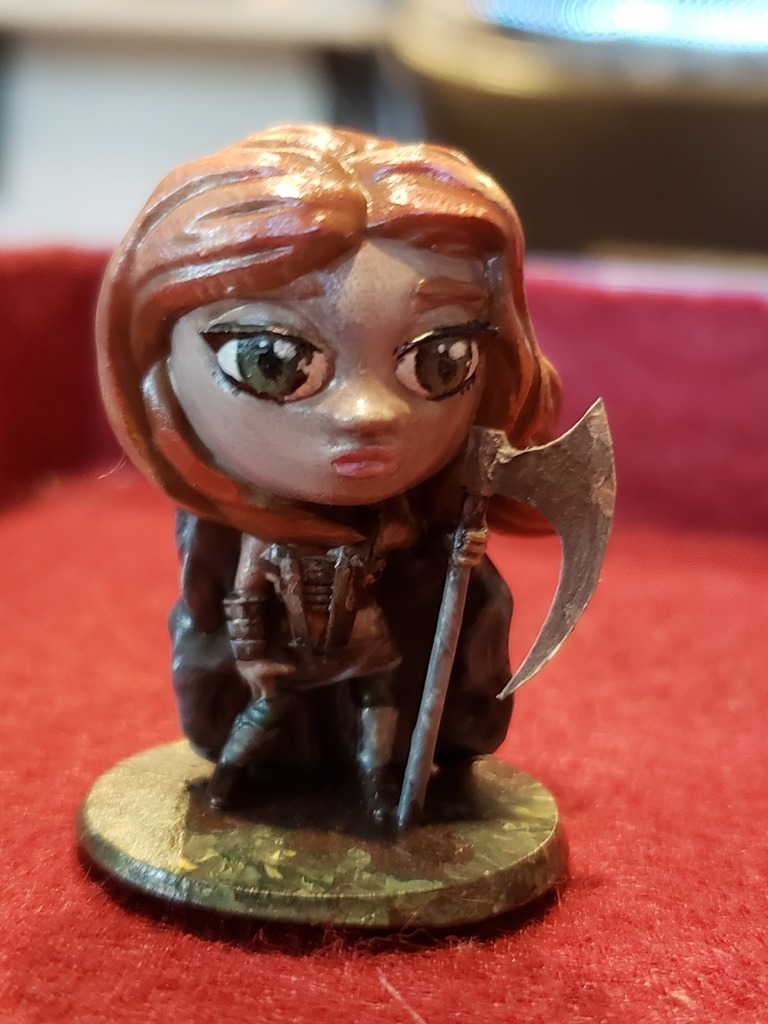 Free 3D file Barbarian Chibi Chick・3D printer model to download・Cults