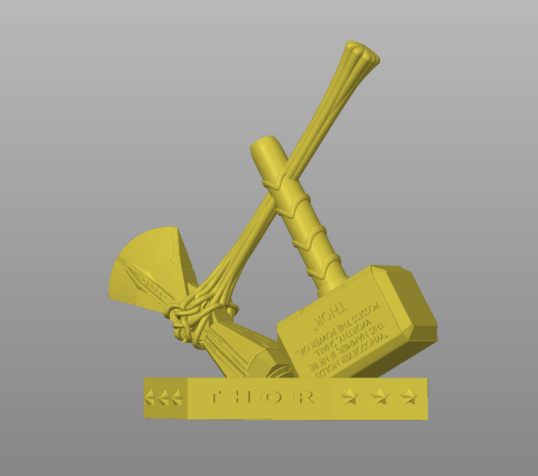 Free 3D file Mjolnir & Stormbreaker Display・3D print design to download ...