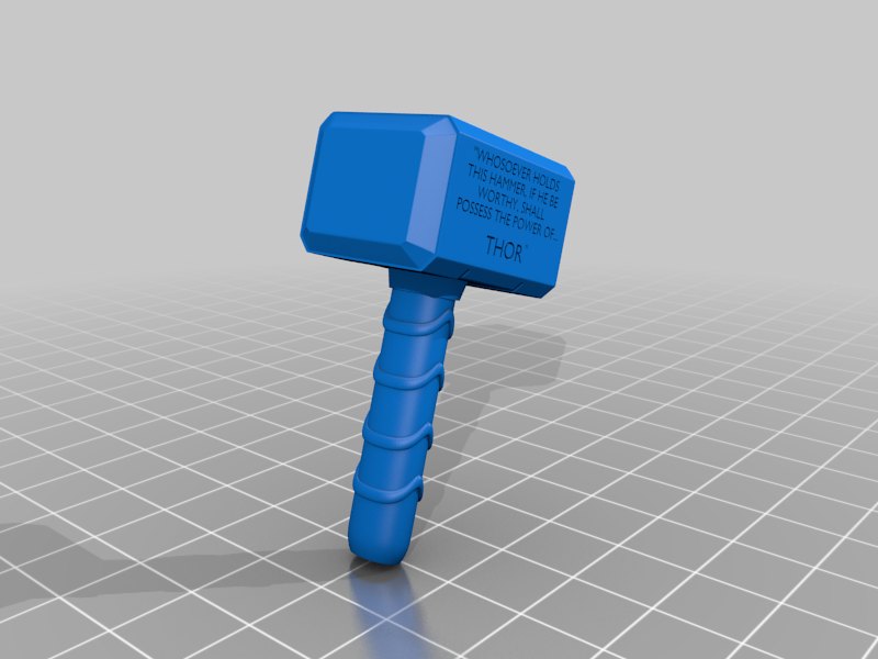 Free 3D file Mjolnir & Stormbreaker Display・3D print design to download ...