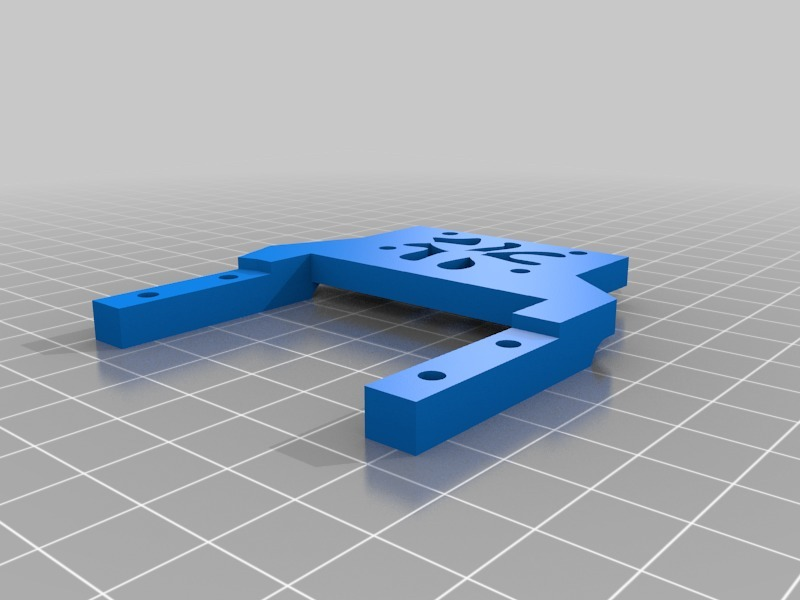 Free 3D file E3D Titan + V6 hotend mount for Mendel and Prusa 50mm rail ...