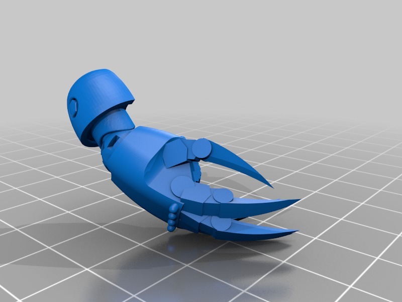 Free 3D file close combat claws for one robot boi・3D print object to ...