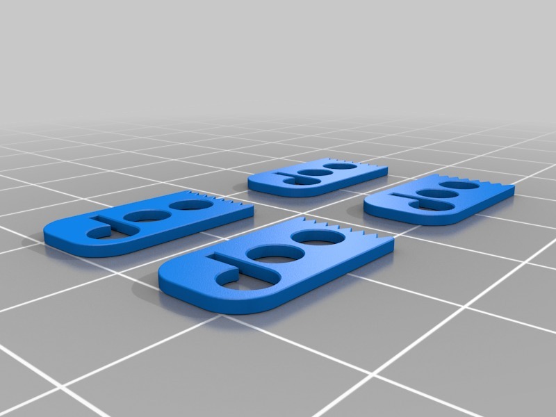 Free 3D file Shoelace Locks (Improved)・Model to download and 3D print・Cults