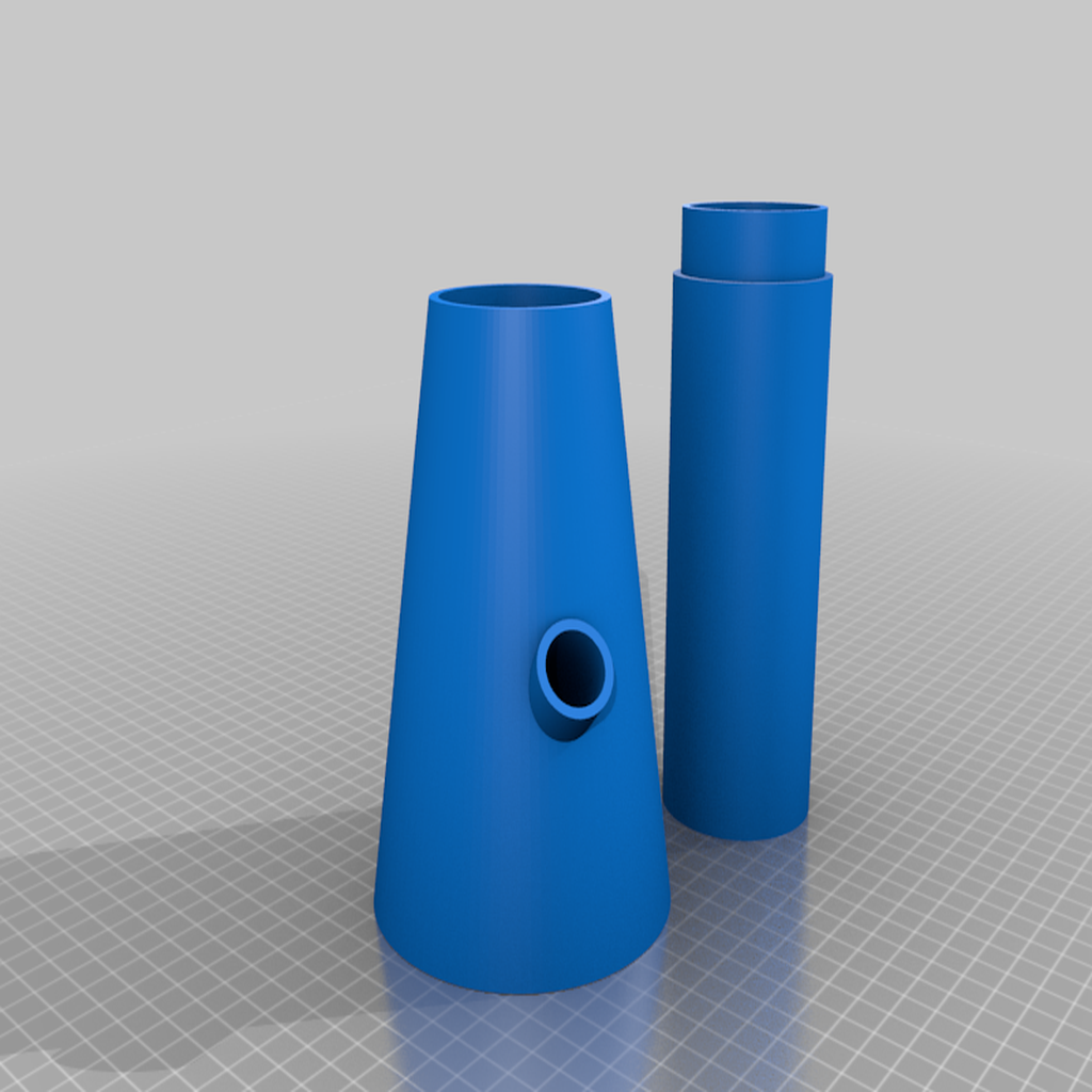 Free 3D file Two Piece 27cm Bong・3D printable design to download・Cults