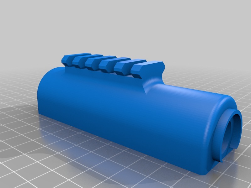 Free STL file Upper handguard with rails for CM.045A・3D printing ...