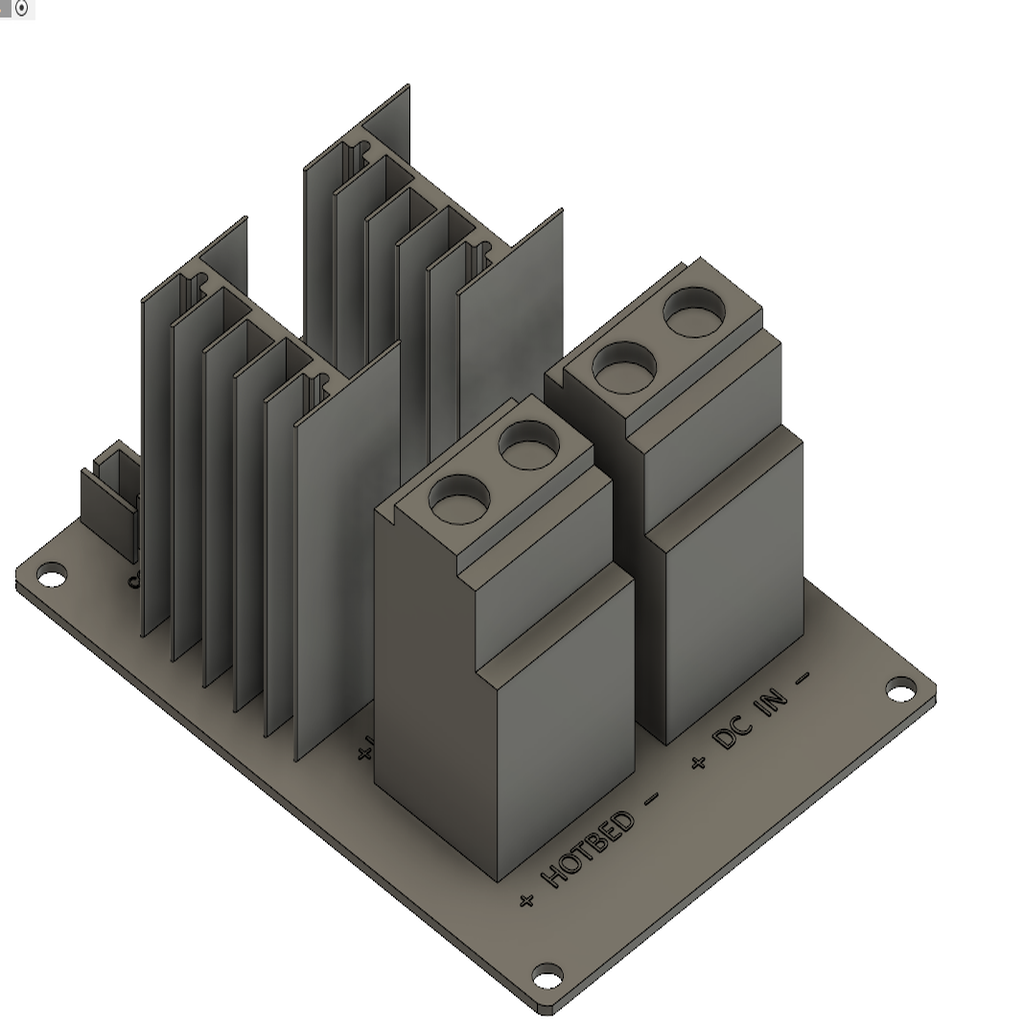 Fichier 3D gratuit Anycubic Chiron Hotbed Mosfet 24v・Modèle imprimable en 3D à télécharger・Cults