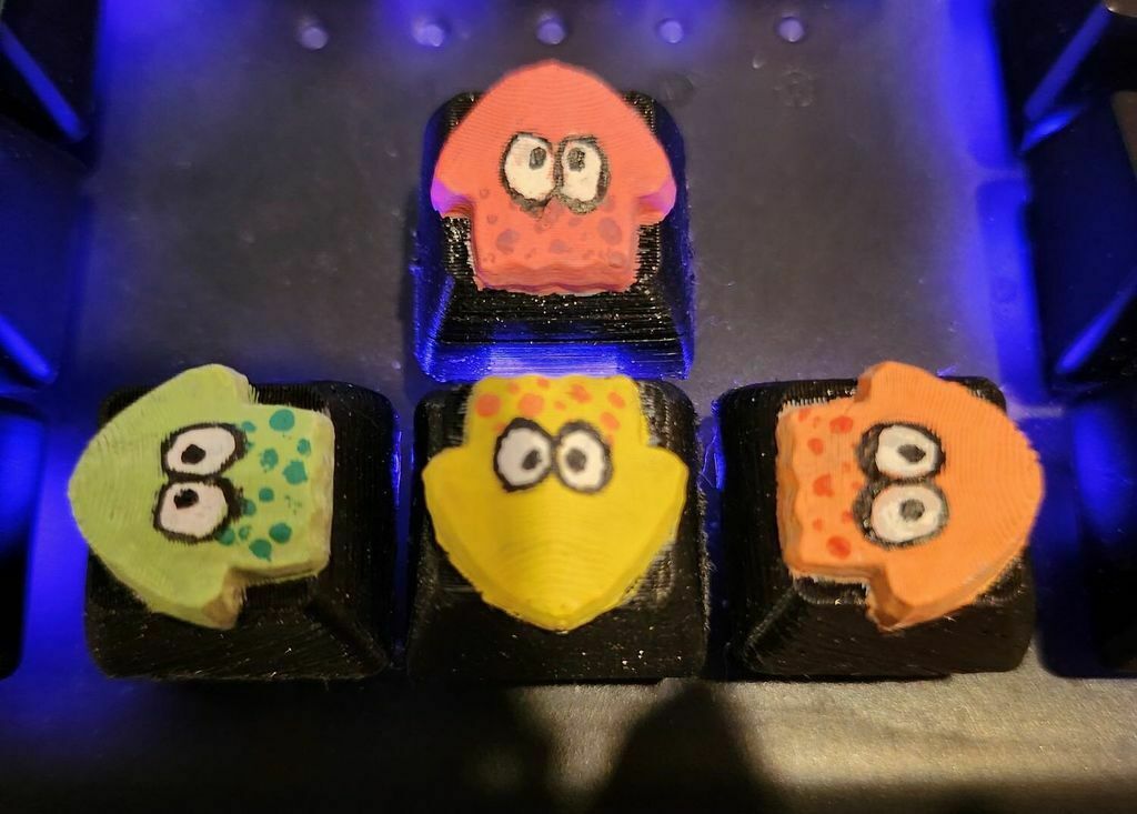 Free 3D file Splatoon Keycap - Squid Plush・3D printer design to ...