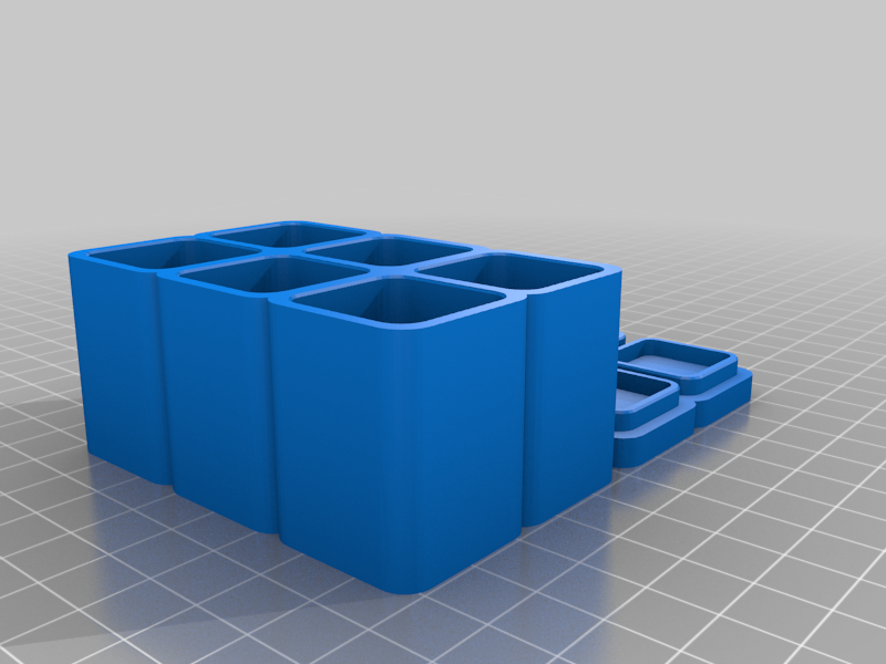 Free 3D file Small Six Compartment Organizer 🤏・3D print design to ...