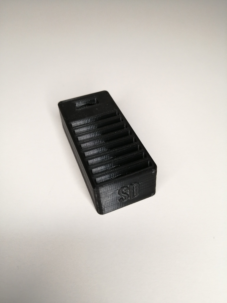 Free 3D file SD Card Holder | SD Rack・Model to download and 3D print・Cults