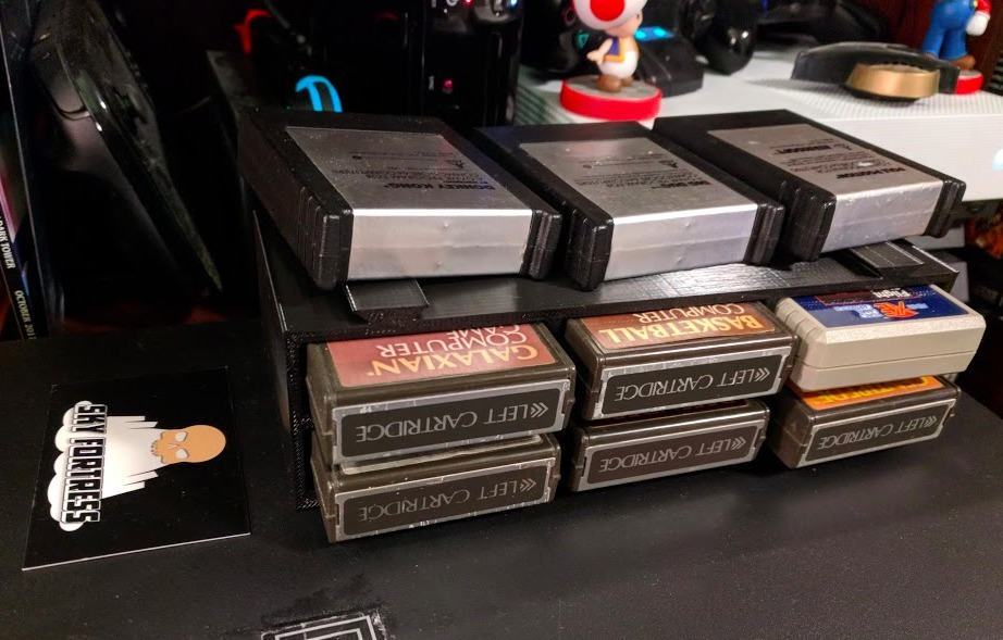 Free 3D file Cartridge storage - Atari 8bit and C64・3D printer model to ...