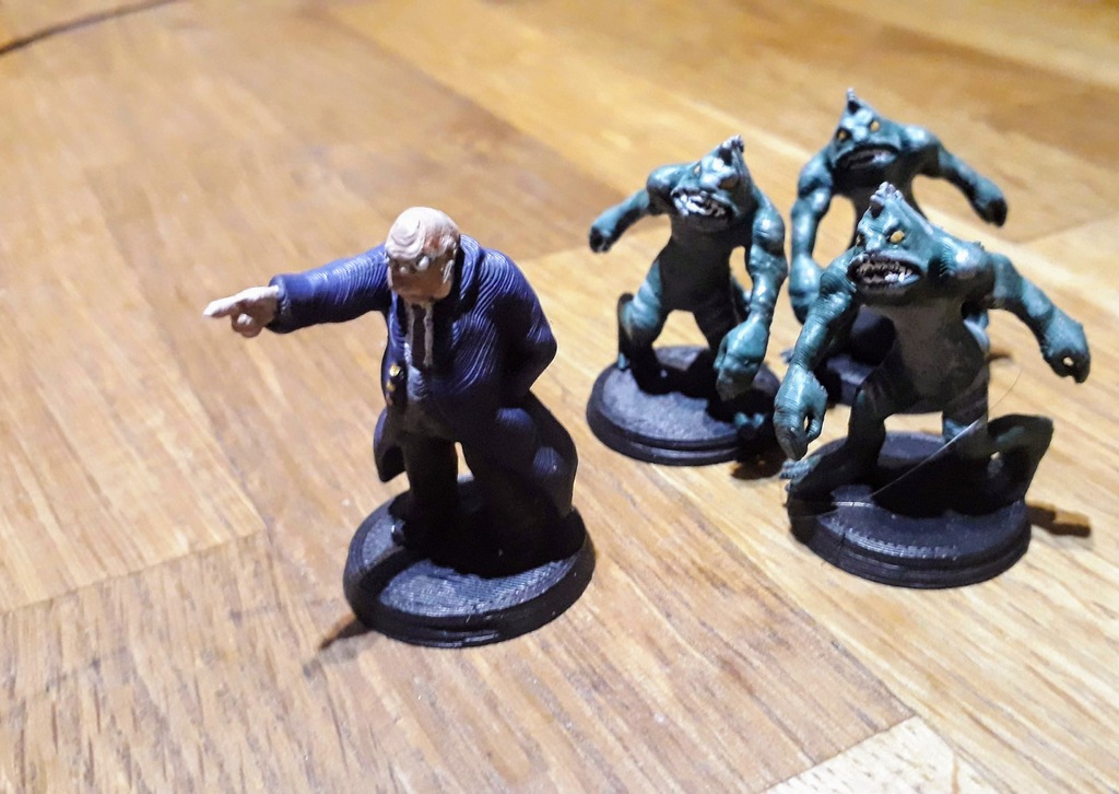 Fichier 3D gratuit Deep One Hybrid Lightless Beacon L'appel de Cthulhu ...