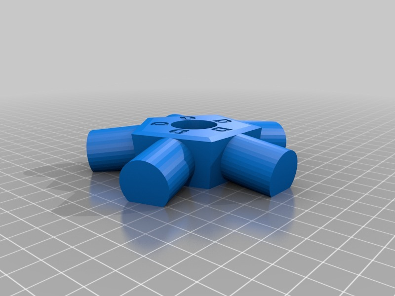 Free 3D file Geodesic Dome 4V Connector for 3/4" PVC pipe 💭・3D print ...